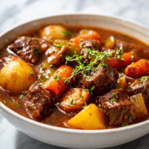 Old-Fashioned Beef Stew - Foodie Ripple